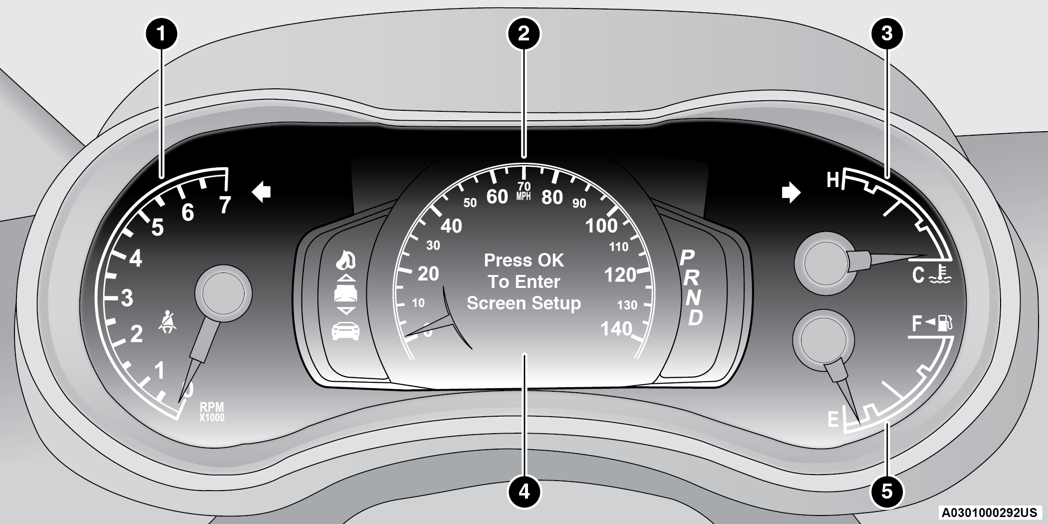 Instrument Cluster 2022 Dodge Durango | Owner’s Manual